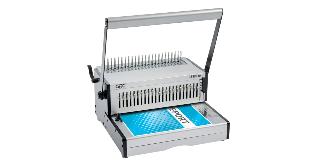 GBC CB30 Pro Heavy Duty Manual Punch and Comb Binding Machine Capacity ...