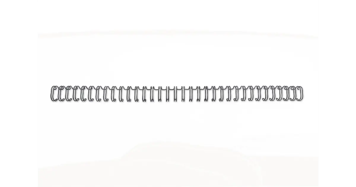 GBC WireBind Binding Wires 2:1 No.14 A4 Black (200) | GBC