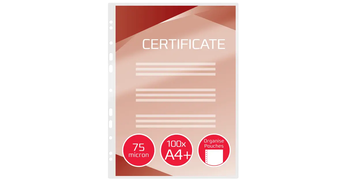 Lamination Pouch GBC A4 Pre-punched 75 Micron | GBC