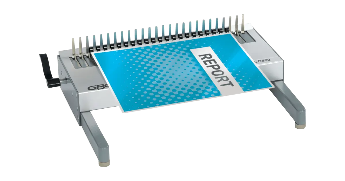 GBC CC500 Manual Comb Closer Machine Capacity 500 A4 Sheets | GBC