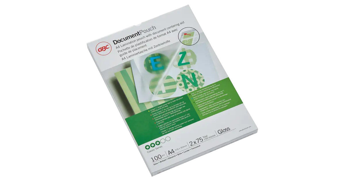 GBC Pouches A4 75mic 100pz | GBC