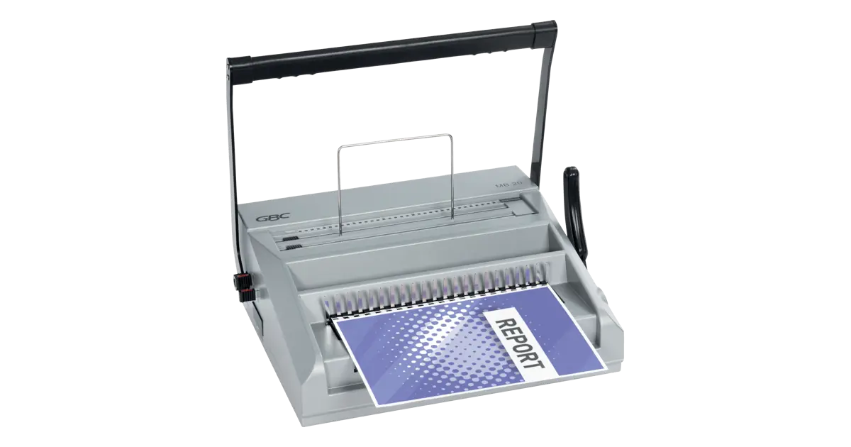 GBC MB20 MultiBind Heavy Duty Comb and Wire Binding Machine Capacity ...