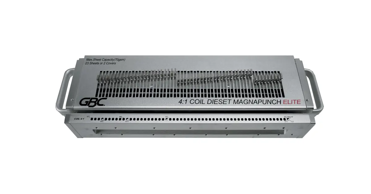 GBC Magnapunch Elite 4:1 Spiral Coil Die Set | GBC